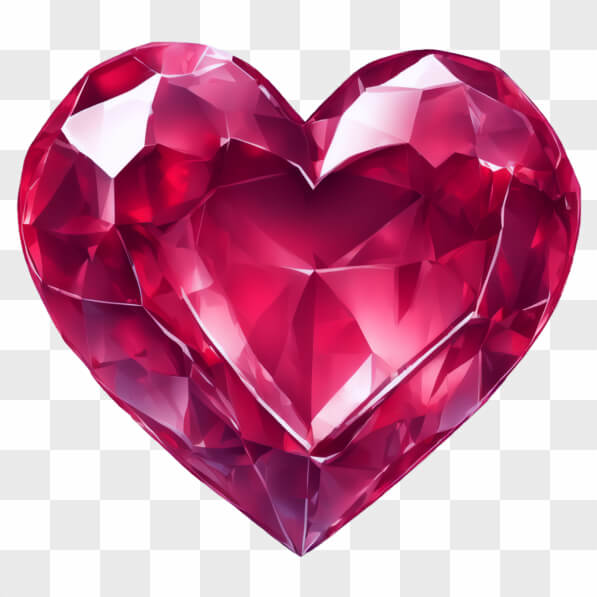 Download Heart-Shaped Ruby Gemstone Cartoons Online - Creative Fabrica