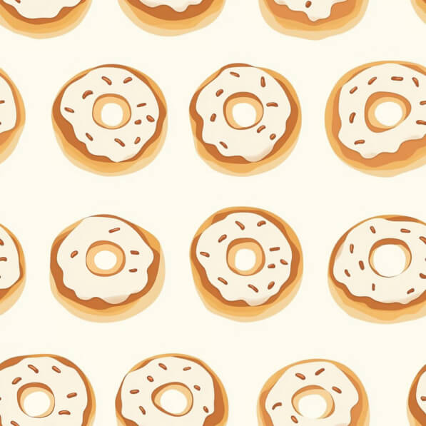 Download Pattern of Donuts with Icing and Sprinkles Patterns Online ...