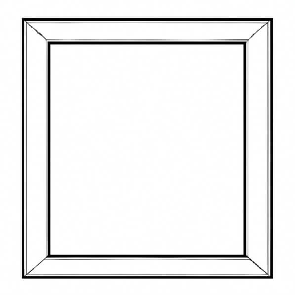 Download Blank Rectangular Frame Coloring pages Online - Creative Fabrica