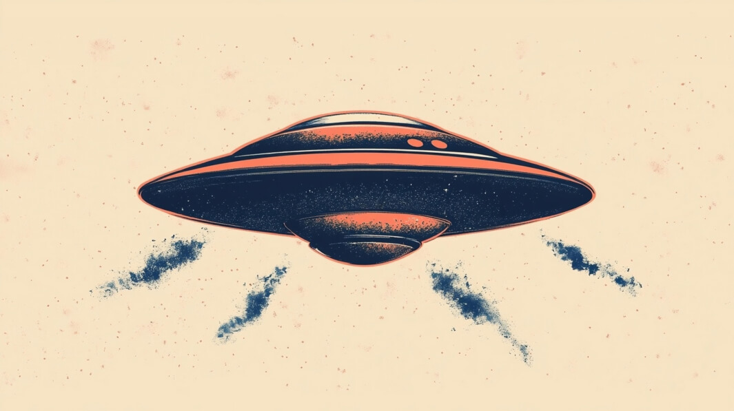 Download Stylized UFO hovering in the sky Backgrounds Online - Creative ...