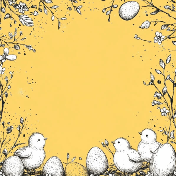 Télécharger Illustration sur le thème du printemps et de Pâques avec ...