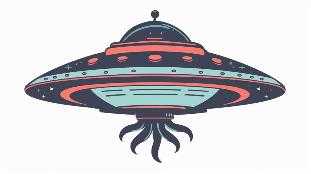 Download Stylized UFO Illustration Backgrounds Online - Creative Fabrica