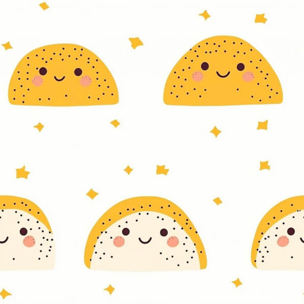 Download Cute Cartoon Tacos Pattern Patterns Online - Creative Fabrica
