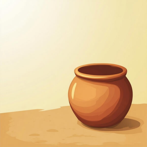 Download Elegant Clay Pot on a Light Background Backgrounds Online ...