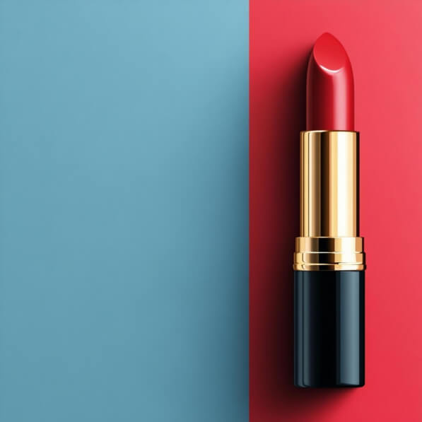 Descarga Lápiz labial rojo sobre fondo azul y rojo Fondos En Línea ...