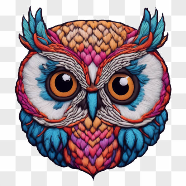 Descarga Búho Artístico Colorido Cartoons En Línea - Creative Fabrica