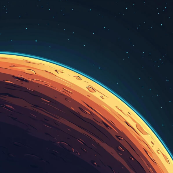 Download Stylized Planet View in Space Backgrounds Online - Creative ...