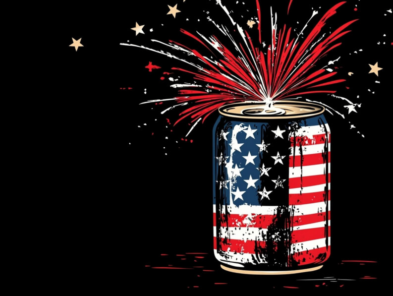 Download Patriotic Fireworks Can Backgrounds Online - Creative Fabrica