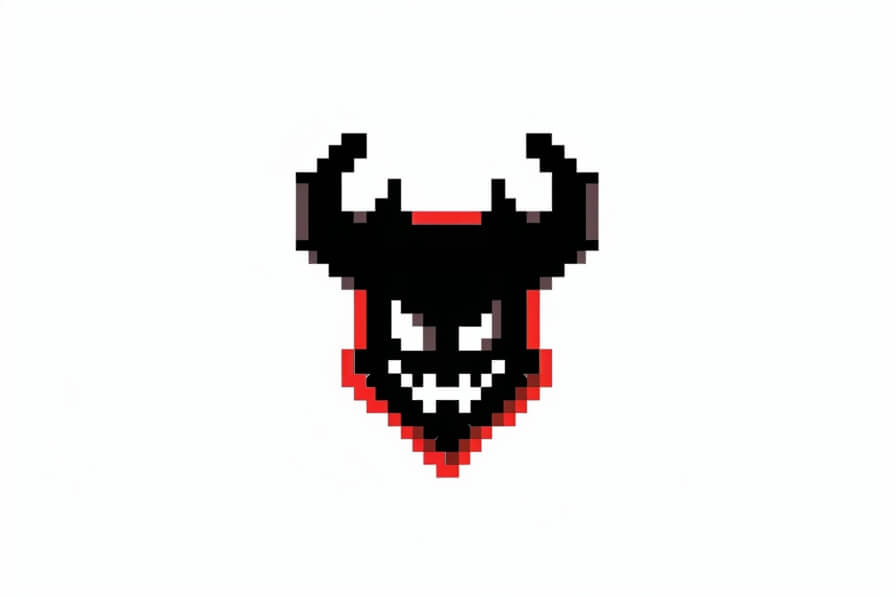 Download Pixel Art Bull Head Backgrounds Online - Creative Fabrica