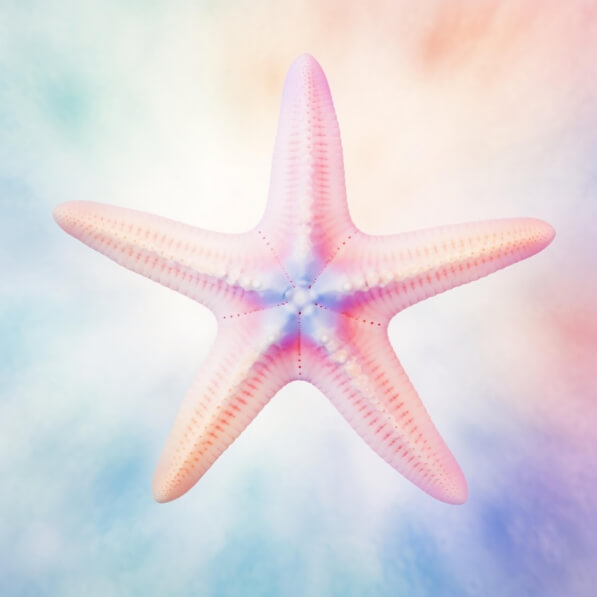 Download Pastel Starfish on Dreamy Background Backgrounds Online ...