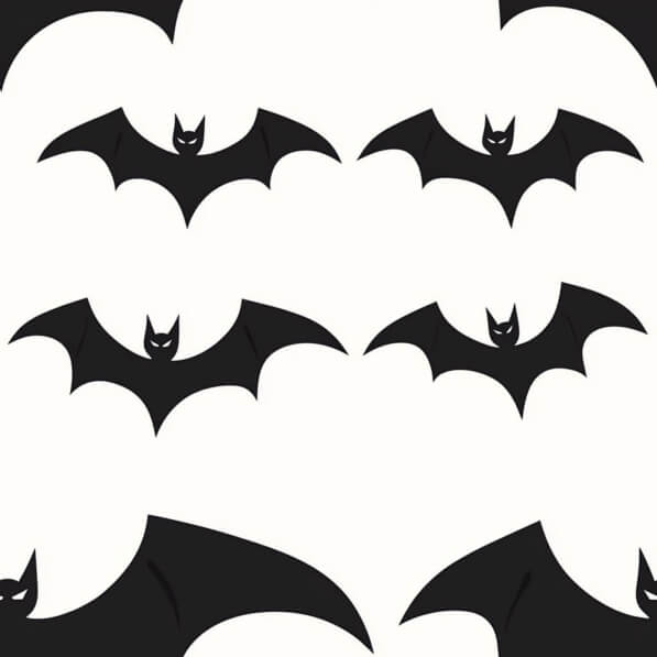Download Stylized Bat Pattern Patterns Online - Creative Fabrica