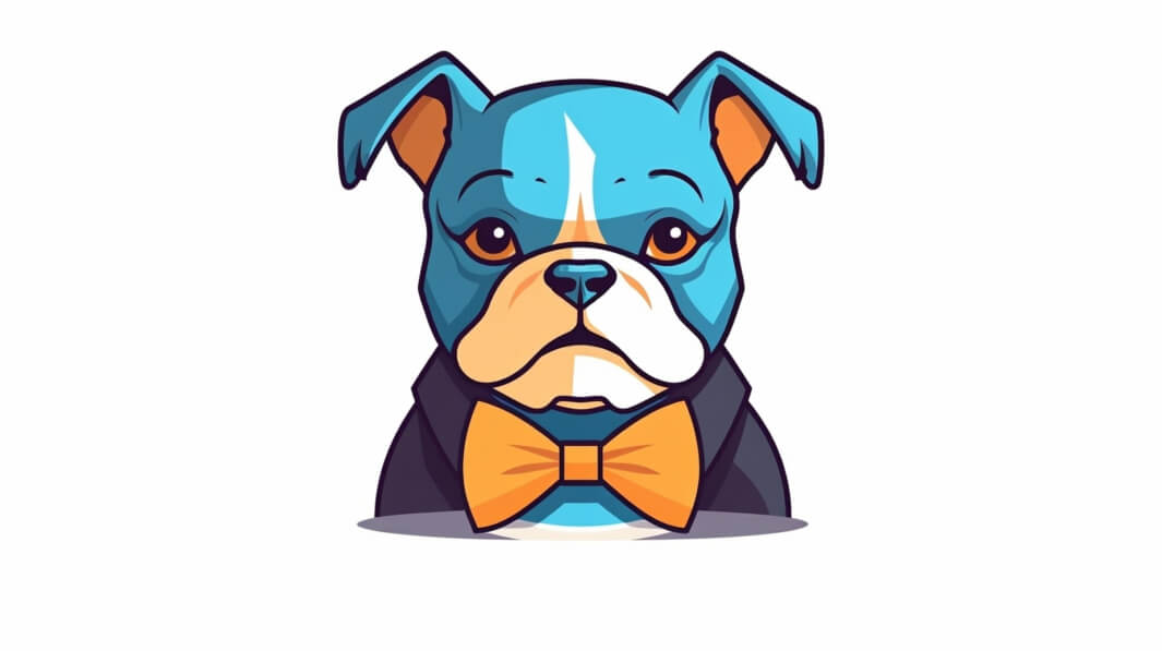 Descarga Perro azul de dibujos animados en esmoquin con corbata de lazo ...