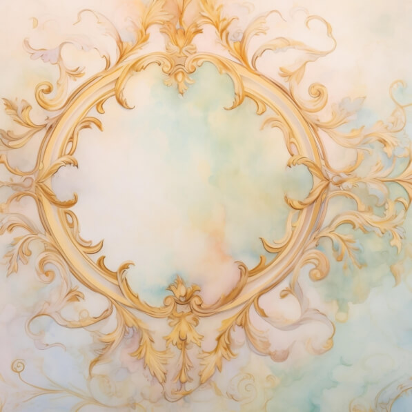 Download Ornate Frame Design with Pastel Background Backgrounds Online ...