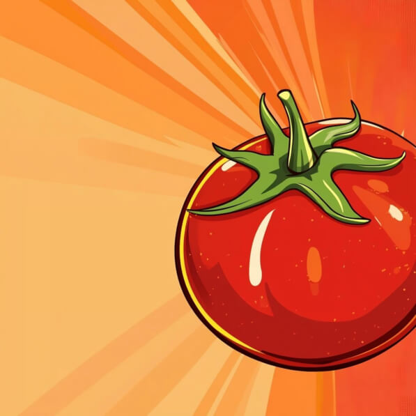 Download Stylized Tomato Illustration Backgrounds Online - Creative Fabrica