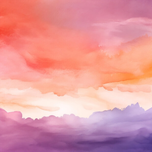 Download Watercolor Sunset or Sunrise with Soft Gradients Backgrounds ...