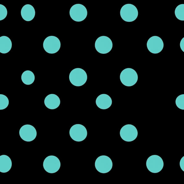 Download Turquoise Polka Dots on Black Background Patterns Online ...