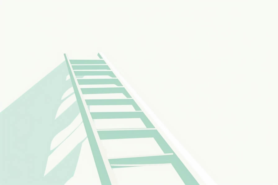 Download Minimalist Ladder Against Light Background Backgrounds Online ...