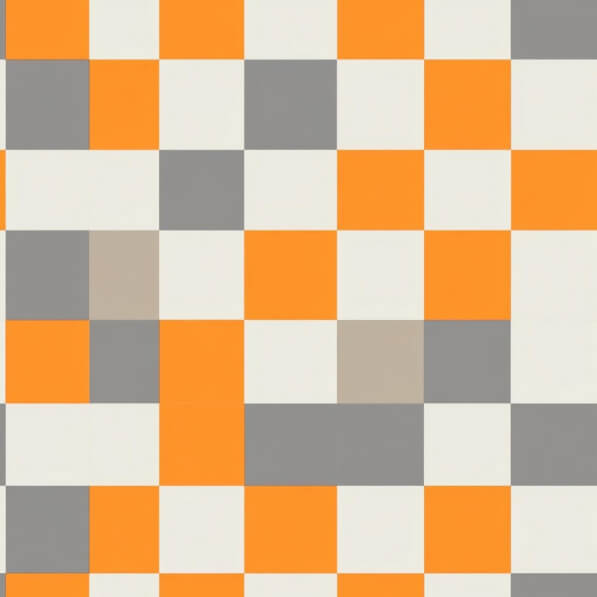 Download Vibrant Checkerboard Pattern in Orange and Grey Patterns ...