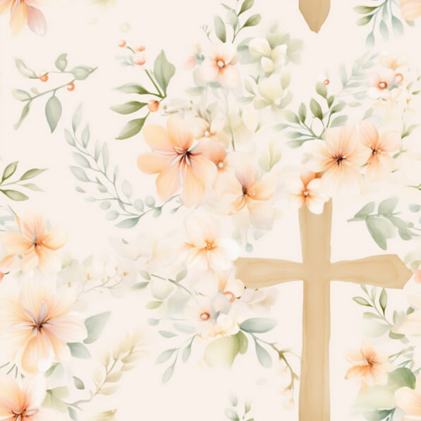Download Floral Cross Design Patterns Online - Creative Fabrica