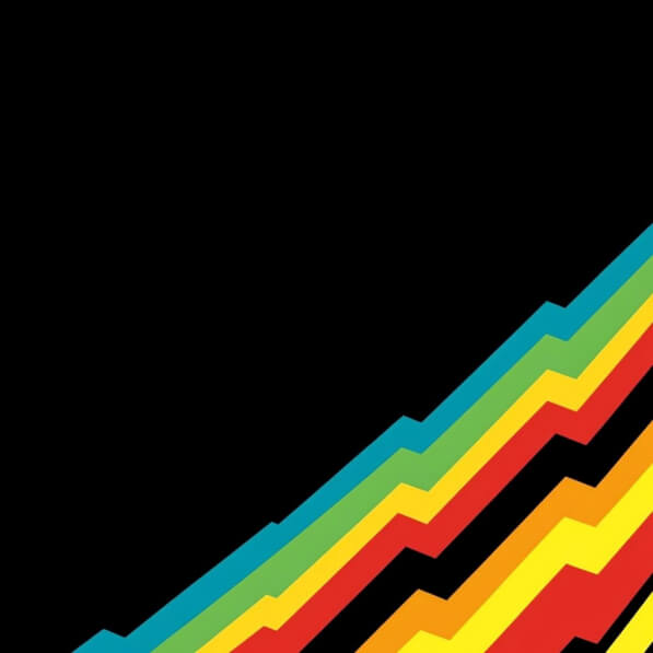 Download Dynamic Colorful Stripes on Black Background Backgrounds ...