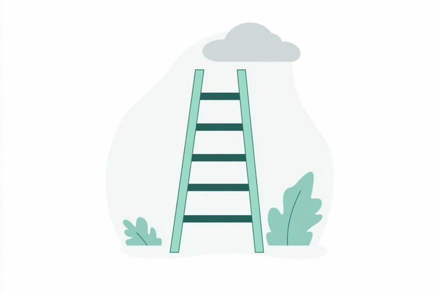 Download Stylized Ladder with Cloud and Leaves Backgrounds Online ...
