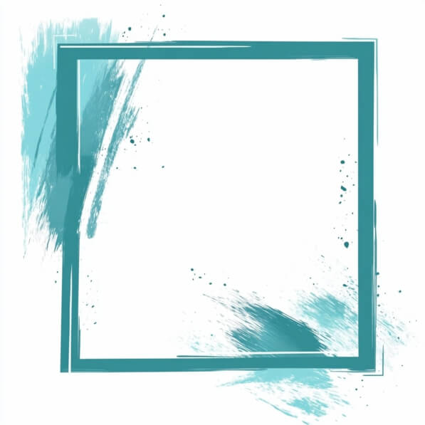 Download Teal Abstract Frame with Brush Strokes Backgrounds Online ...