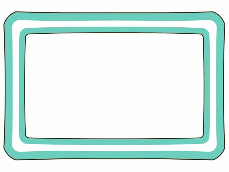 Download Decorative Turquoise Frame Backgrounds Online - Creative Fabrica