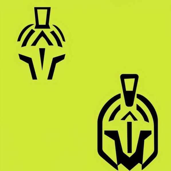 Download Stylized Logos on Bright Green Background Patterns Online ...