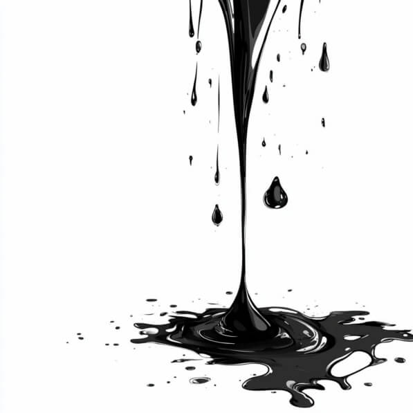Download Black Liquid Flowing on White Background Backgrounds Online ...