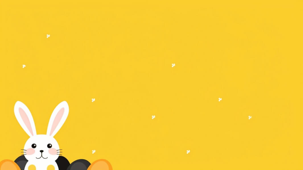Baixe Coelho da Páscoa com Ovos Coloridos Backgrounds - Creative Fabrica