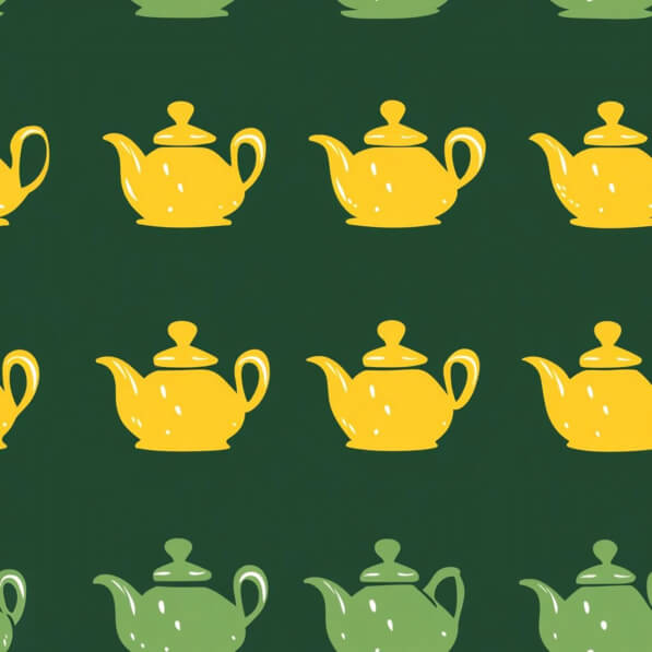 Download Pattern of Teapots in Yellow and Green Patterns Online ...