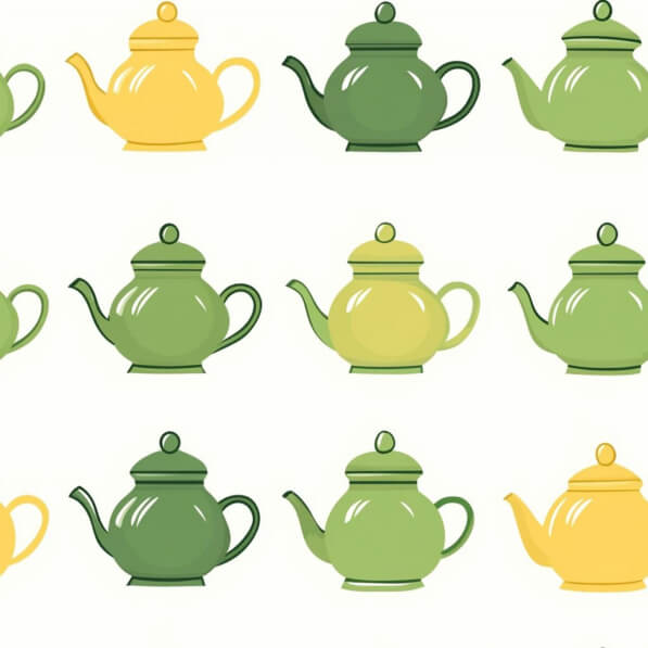 Download Colorful Teapots Pattern Patterns Online - Creative Fabrica