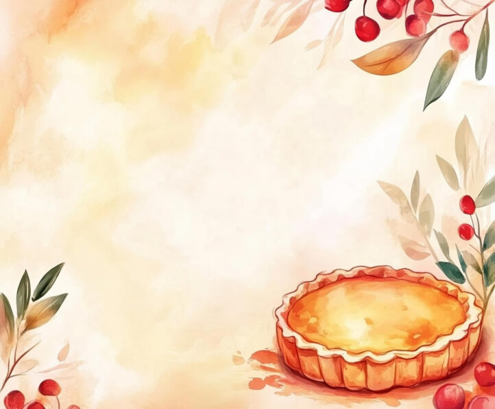 Download Homemade Pie with Red Berries and Green Leaves Backgrounds ...
