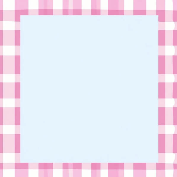 Download Pink and White Checkered Frame with Light Blue Center ...