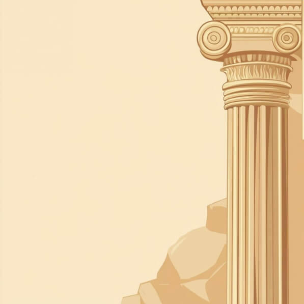 Download Greek-style Column against Beige Background Backgrounds Online ...