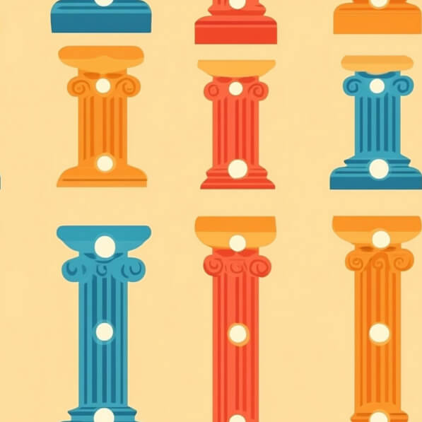 Download Colorful Abstract Columns Patterns Online - Creative Fabrica