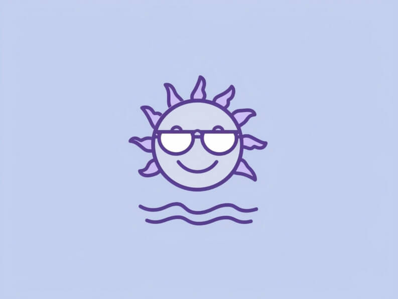 Download Playful Sun Icon with Sunglasses Backgrounds Online - Creative ...