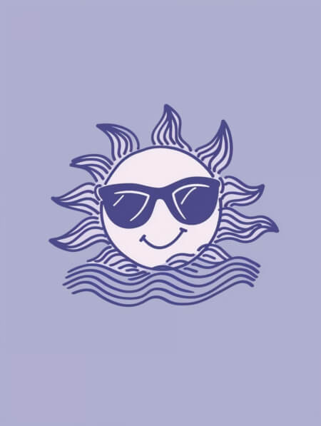 Download Playful Sun Character in Sunglasses Backgrounds Online ...