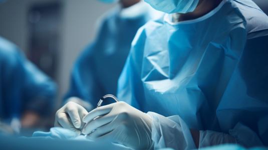 Professional Image of a Female Doctor in Sterile Hospital Room stock ...