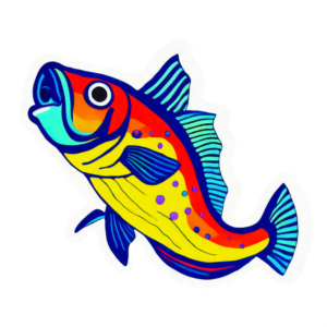 Download Colorful fish swimming towards the right PNG Online - Creative ...