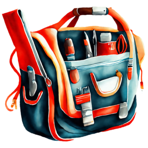 Download Handyman's Tool Bag with Various Tools PNG Online - Creative ...