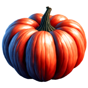 Download Vibrant Red Pumpkin Image PNG Online - Creative Fabrica