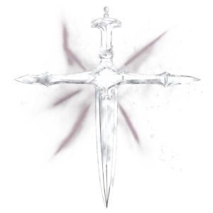 Download Silver Sword with Cross on Black Background PNG Online ...