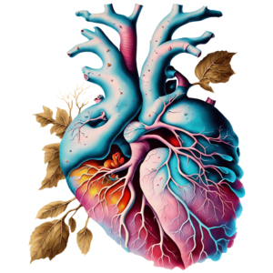 Download Detailed Image of the Human Heart PNG Online - Creative Fabrica