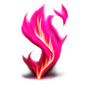 Download Abstract Pink Flame with Orange and Yellow Flames PNG Online ...