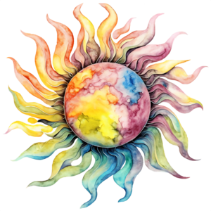 Download Vibrant and Dynamic Sun Design PNG Online - Creative Fabrica