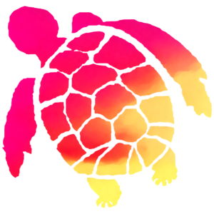 Download Glowing Sea Turtle in a Vibrant Sunset PNG Online - Creative ...