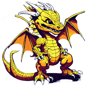 Download Small Yellow Dragon Illustration from Dragon Ball Z PNG Online ...