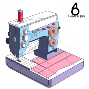 Download Illustration of a Sewing Machine with Number 6 PNG Online ...