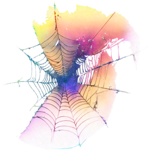 Download Colorful Spider Web Background PNG Online - Creative Fabrica